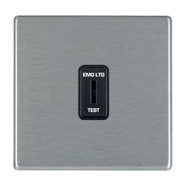 Hamilton Hartland CFX Satin Steel Effect 20AX 2 Way Key Switch Marked ...