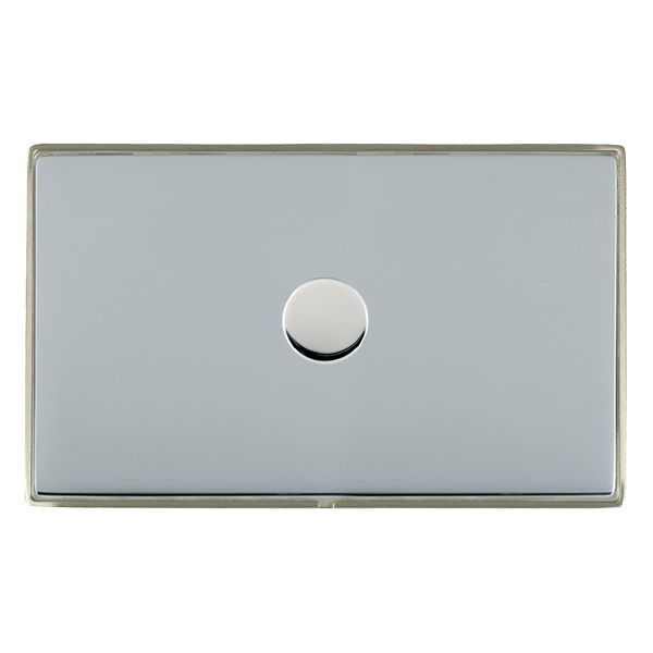Hamilton Linea-Duo CFX Satin Nickel Frame/Bright Steel Plate 1 Gang ...