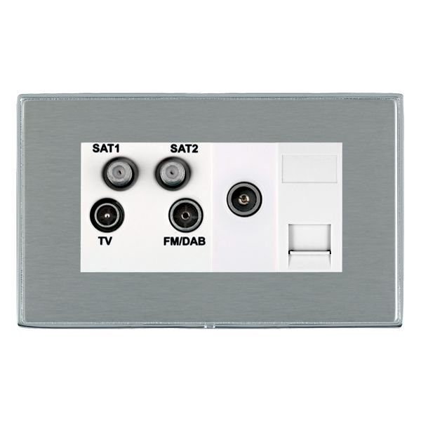 Hamilton Linea-Duo CFX Bright Chrome Frame/Satin Steel Plate Non ...