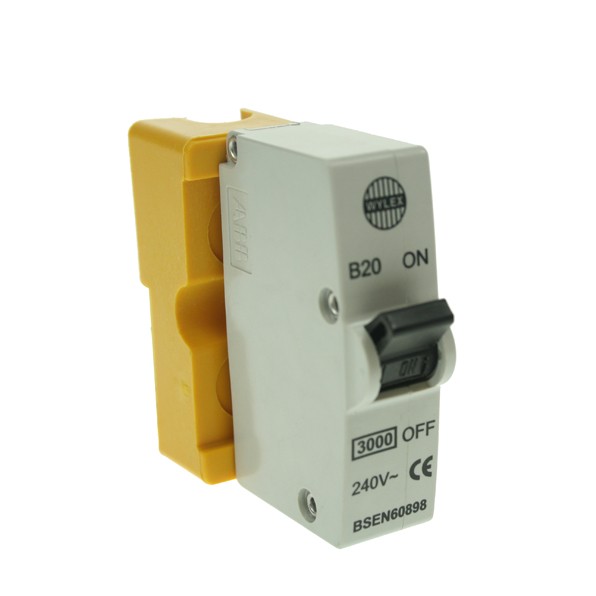 Wylex 20amp Plug-in MCB | UKES