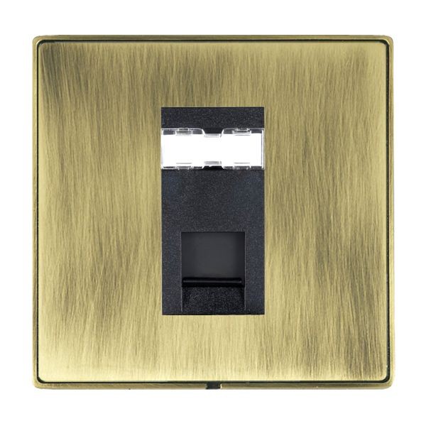 Hamilton Linea-Duo CFX Antique Brass Frame/Antique Brass Plate 1 Gang ...