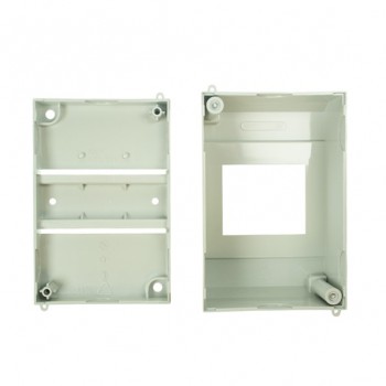 Plastic 4 Module Grey Enclosure | UKES