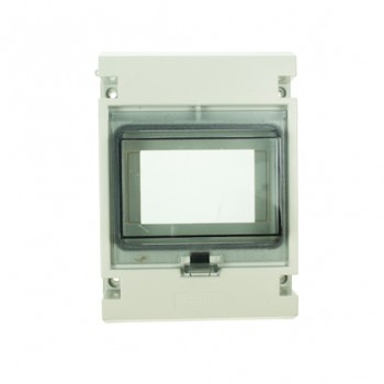 Plastic 5 Module Grey Enclosure and Lid | UKES