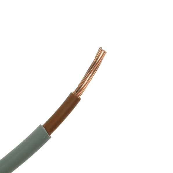 1 Metre Cut of 10.00mm Double Insulated Brown Meter Tails | UKES