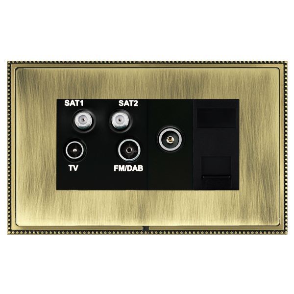 Hamilton Linea-Perlina CFX Antique Brass Frame/Antique Brass Plate Non ...