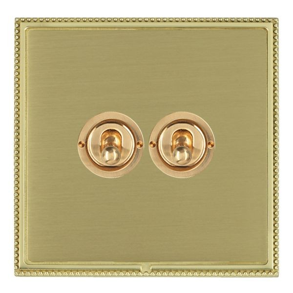Hamilton Linea-Perlina CFX Polished Brass Frame/Satin Brass Plate 2 ...