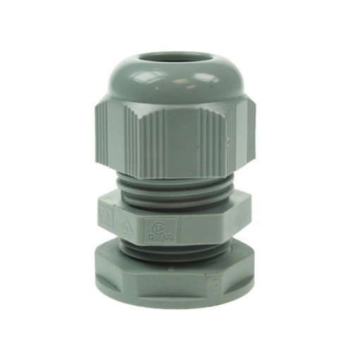 20mm Grey Nylon Cable Gland With Small Hole, Nylon Compression Glands ...