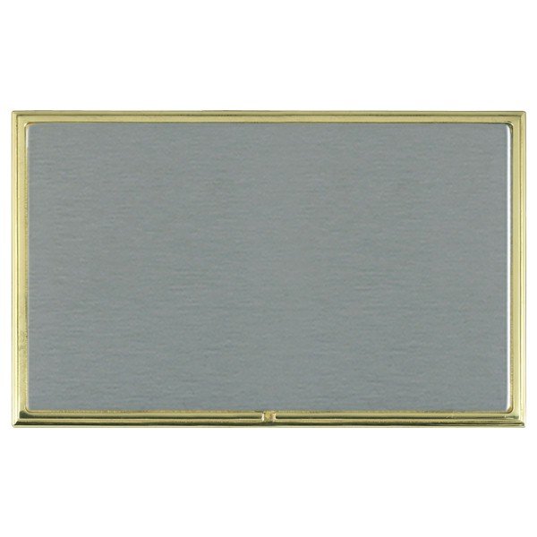 Hamilton Linea-Scala CFX Polished Brass Frame/Satin Steel Plate Double ...