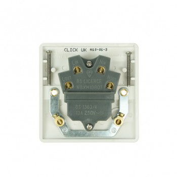 Click Mode white PVC switched fused spur connection unit, buy switches ...