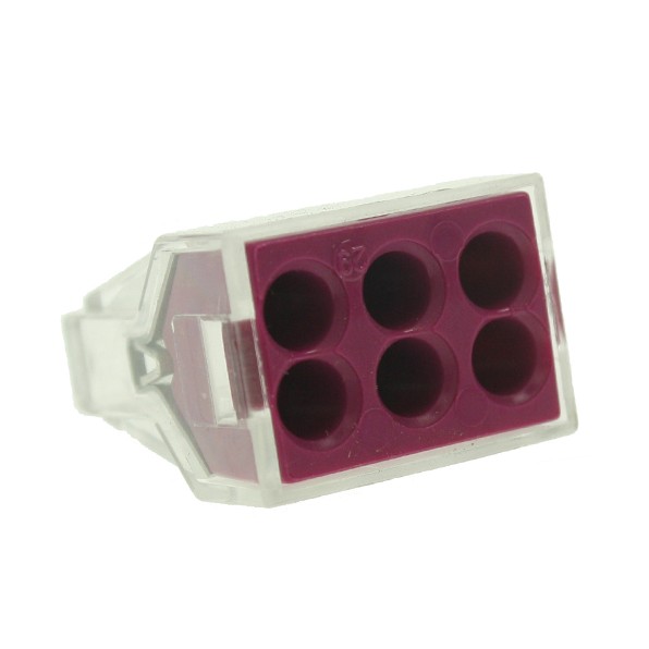 Wago 6-pole Pushwire Connectors (Pack of 20) | UKES
