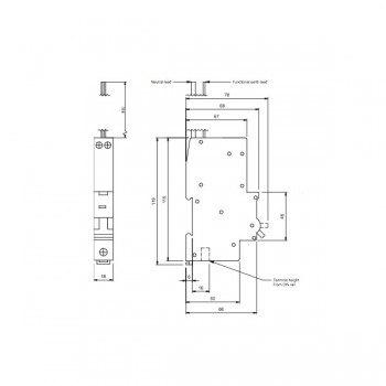 Europa EUB1R.20/1B 20amp Type B 6kA Single Pole RCBO | UKES
