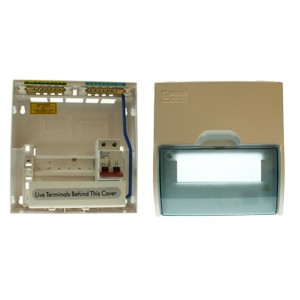 Europa ECU8M 100amp 6 Way Plastic Consumer Unit | UKES