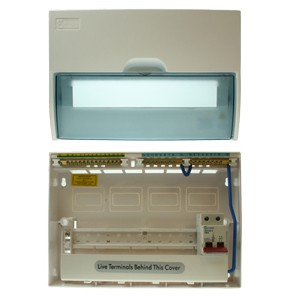 Europa ECU14M 100amp 12 Way Plastic Consumer Unit | UKES