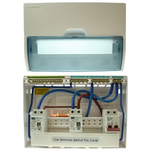 Europa 8 Way 17th Edition Split Load Consumer Unit, Split Load Consumer ...