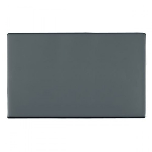 Hamilton Sheer CFX Black Nickel Double Blank Plate | UKES