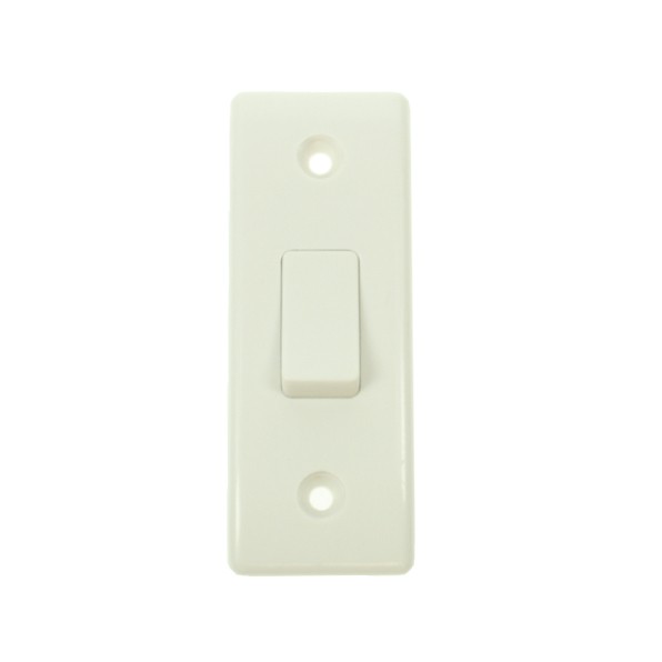 BG Nexus 10 Amp 1 Gang Architrave Switch, white PVC switches at UK ...