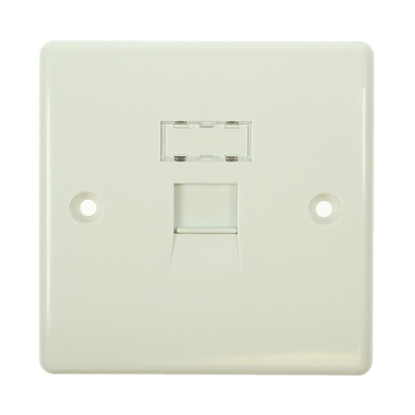BG Nexus White PVC 1 Gang RJ45 Data Outlet Socket, buy sockets at UK ...