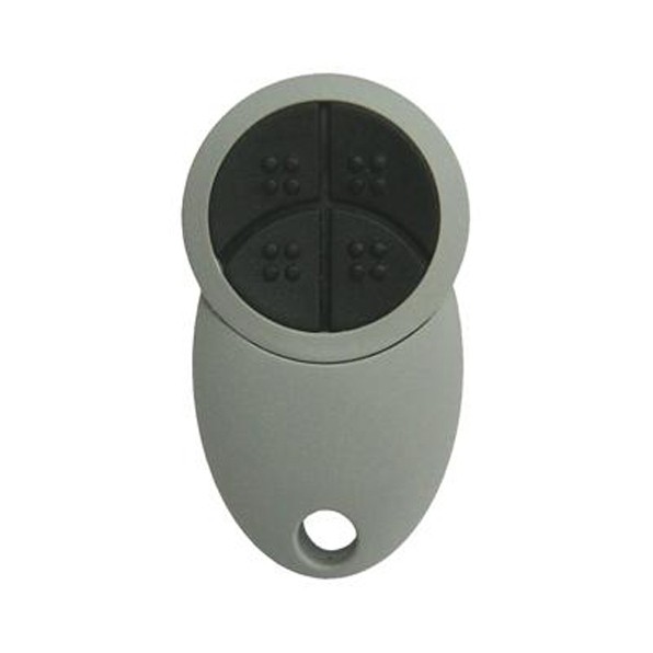 Wise Controls WiseKeyFob Remote 4 Channel Light Grey/Black | UKES
