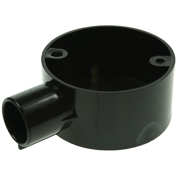 Univolt Black 25mm PVC Terminal Box | UKES