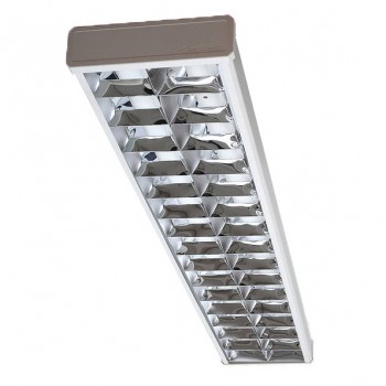 Fitzgerald Lighting Beta Surface Module 2 x 70w Cat 2 Louvre Fitting | UKES