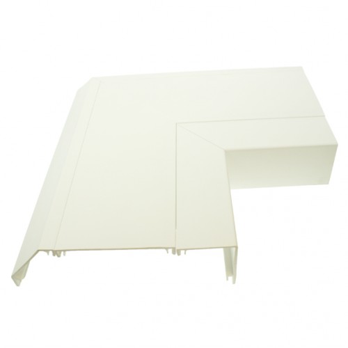 Univolt 50mmx170mm Skirting Trunking Downward Flat Angle, PVC Angles ...