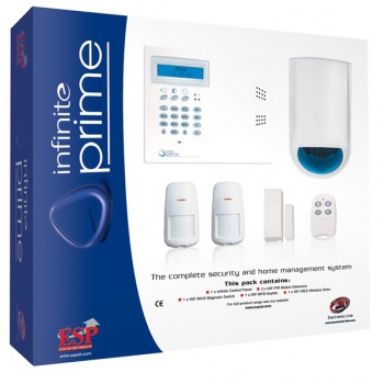ESP Infinite Prime Wireless Burglar Alarm System with WES Sounder | UKES