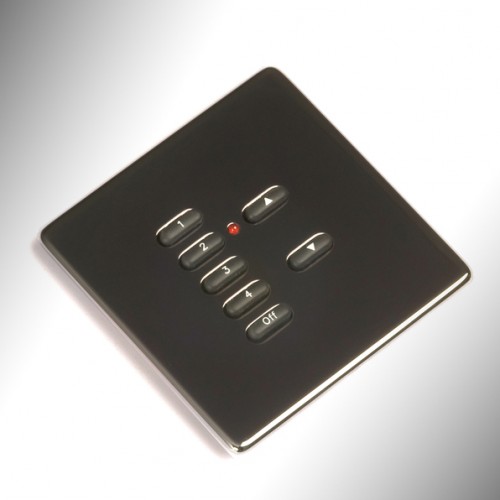 Rako Wall Switch 7 Button Black Nickel Screwless, Home Automation, UK ...