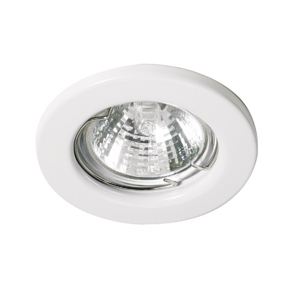 Aurora Lighting 240V GU10 Pressed Steel Fixed Can Halogen Downlight ...