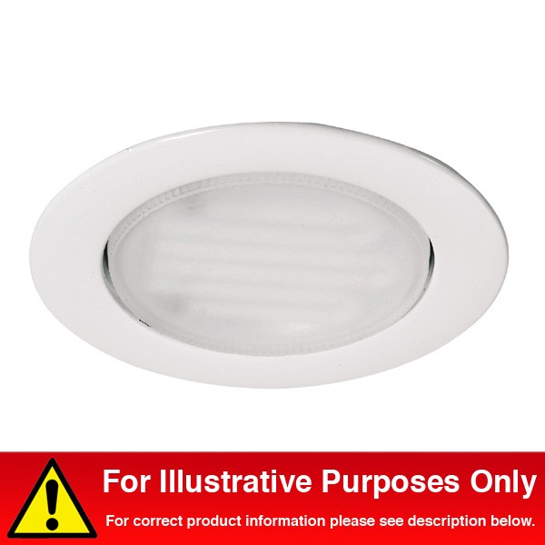 Aurora Lighting 240V GX53 Aluminium Fixed Compact Fluorescent Downlight ...