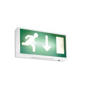 Aurora Lighting 240V T5 8W Maintained Fluorescent Emergency Exit Box ...