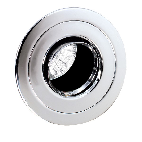 Aurora Lighting 50W Adjustable MR16 Polished Chrome Aluminium Recessed ...