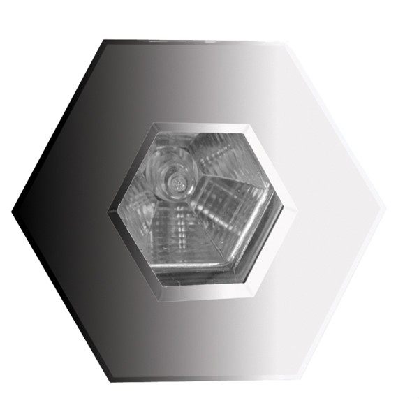 Aurora Lighting 12V MR16 Aluminium IP65 Fixed Hexagonal Halogen ...