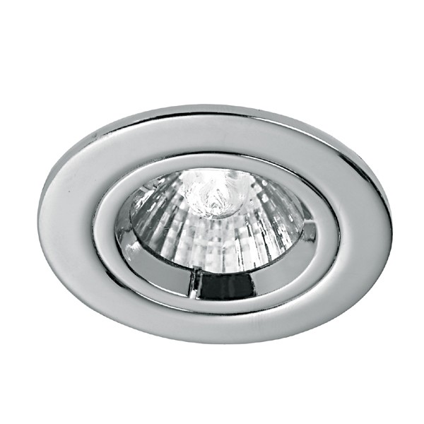 Aurora Lighting 12V MR8 Aluminium Fixed Lock Ring Halogen Downlight ...