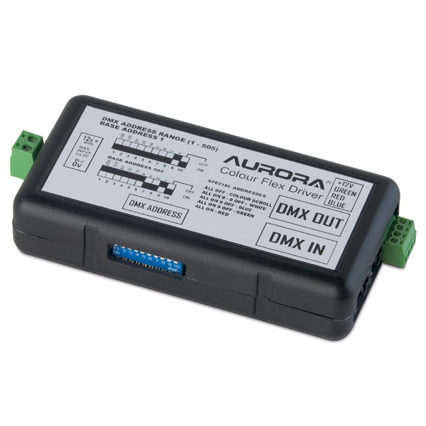 Aurora Lighting AU-DMX060 60W DMX RGB Sub Controller, UK Electrical ...