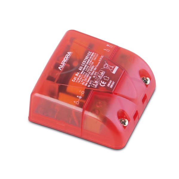 Aurora Lighting 1-2 x 3W 700mA Square Constant Current LED Driver | UKES
