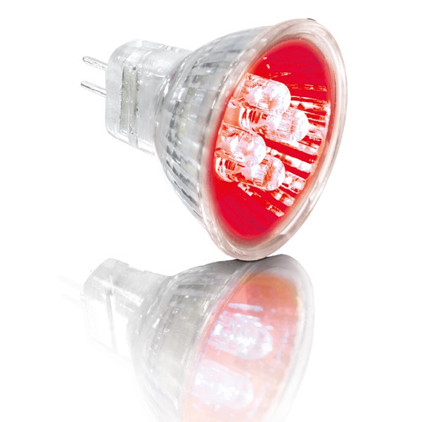 Aurora Lighting 12V DC MR11 Constant Voltage LED Lamp Red | UKES