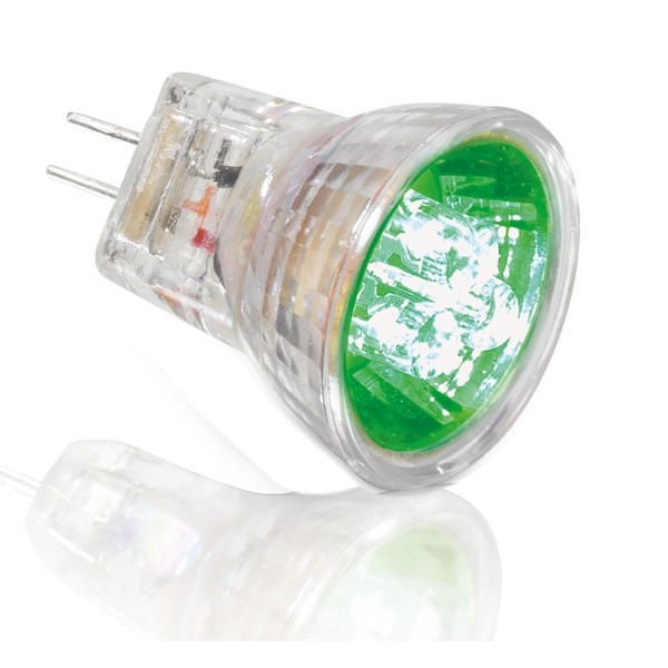 Aurora Lighting 12V DC MR8 Constant Voltage LED Lamp Green | UKES