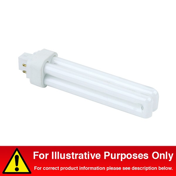 Aurora Lighting PL-C (2-Pin) Twin Tube 13W 4000K Compact Fluorescent ...