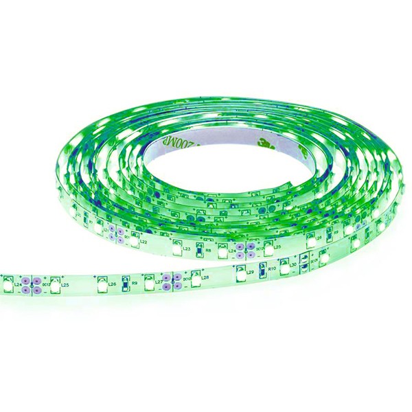Aurora Lighting 12V DC LED Single Colour Flexible LED Strip Light Green ...