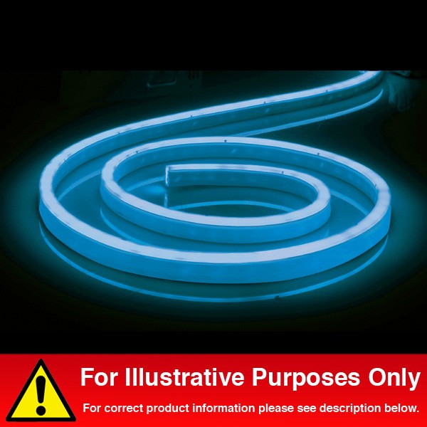 Aurora Lighting 240V IP65 Single Colour Flexible Flat Top LED Flex ...