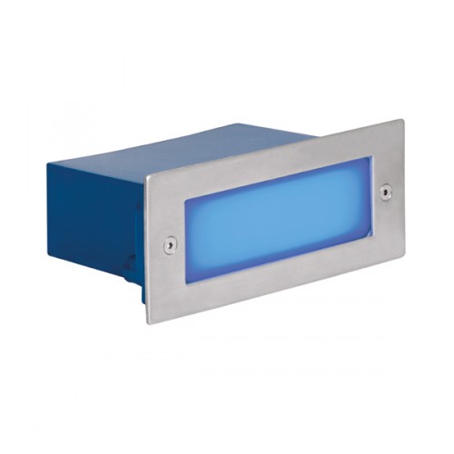 Aurora Lighting AU-STL441BLU 240V Stainless Steel IP54 Rectangular LED ...
