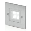 Aurora Lighting 240V Cast Aluminium Square LED Wall Light | UKES