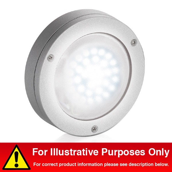 Aurora Lighting 240V LED Cast Aluminium IP54 Fixed Open LED Bulkhead ...
