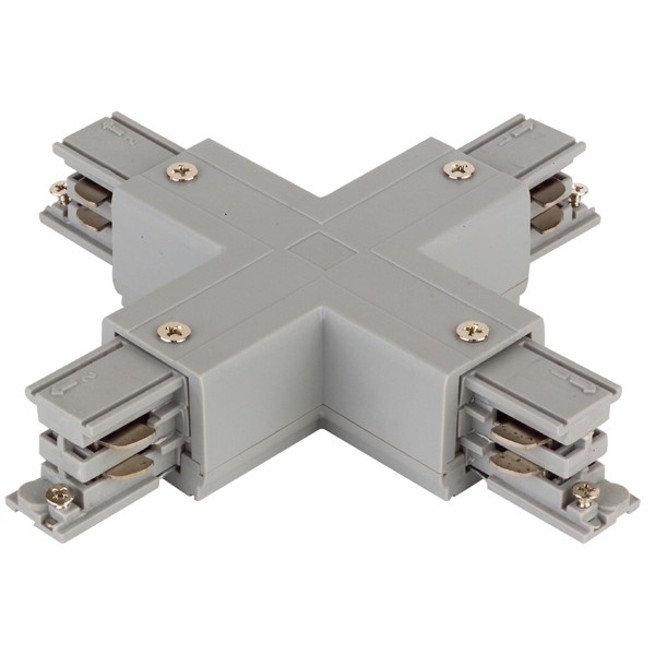 Aurora Lighting 16A 240V 100 x 100mm Cross Connector Three Circuit ...