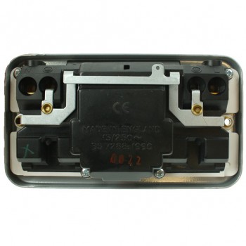 Timeguard RCD Double Metal Clad Socket | UKES