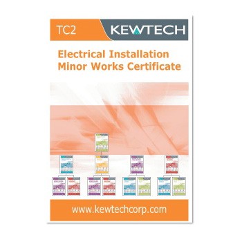Kewtech TC2 Electrical Installation Minor Works Certificate at UK ...