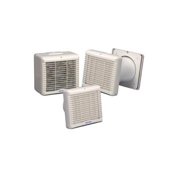 Vent-Axia VA140/150KHT Axial Kitchen or Utility Fan with Timer 140420 ...