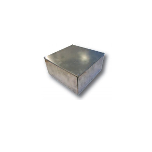 Norslo Adaptable box with knockout Galv 12x12x6' at UK Electrical Supplies