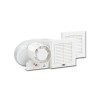 KingShield 100mm InLine Shower Kit with Timer | UKES