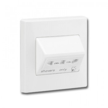 Greenbrook HS1 Single Gang Shaver Socket at UK Electrical Supplies